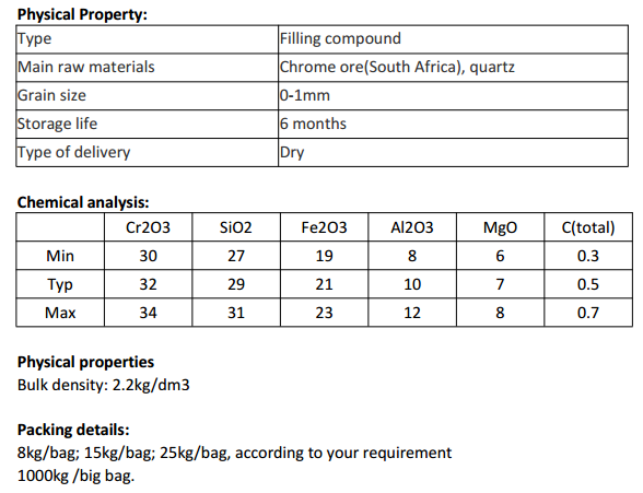 Refractory Ladle Filing Sand, High Quality Refractory Ladle Filing Sand ...