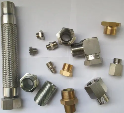 Bulkhead Bsp Parallel Thread With Nut Fitting Connector, High Quality ...