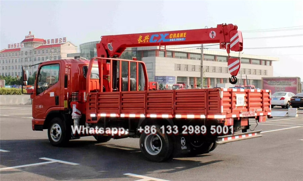 Kama Mini Mobile Truck Mounted Crane 3 Ton Sale In Mozambique, High ...
