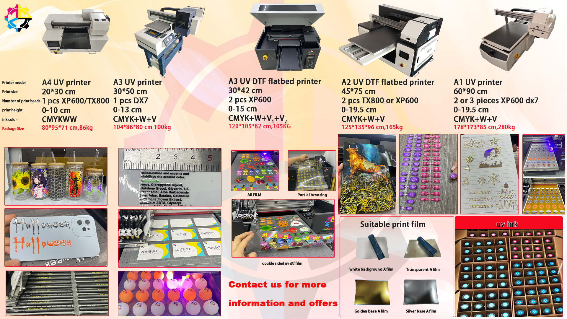 Wholesale Uv Flatbed Printers: A3/a4 5-color Inkjet 3d Embossed Printer ...
