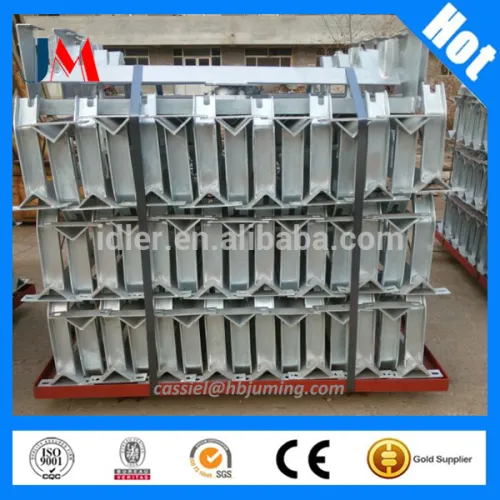 Galvanized Belt Conveyor Roller Steel Frames, High Quality Galvanized ...