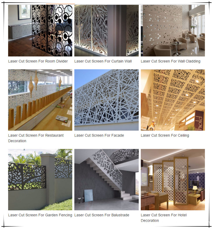 Architectural Laser Cut Metal Screen, High Quality Architectural Laser ...