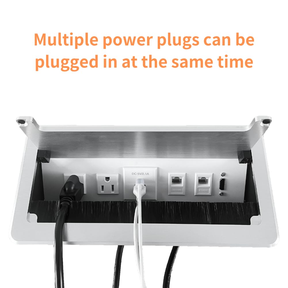 45 Degree Angle Power Hub With Enclosed Box Socket And Convenient Plug ...