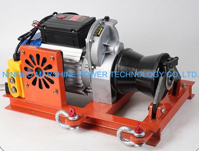 How To Use The 1T Steel Wire Rope Cable Pulling Winch Machine