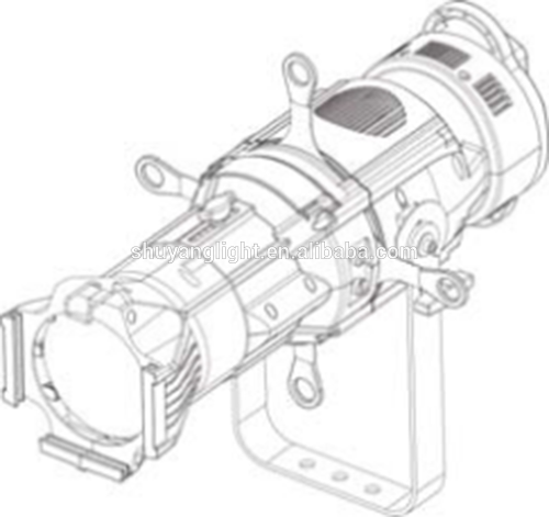 Cob Led Leko Lighting Lanterns Led Ellipsoidal 180w Warm White Theatre ...