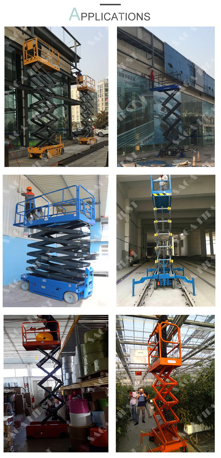 Electric Motor Towable Vertical Lifter Scissor Lift, High Quality ...
