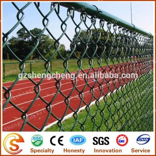 Pvc Chain Link Guardrail Stadium Fence With Installation Instructions ...