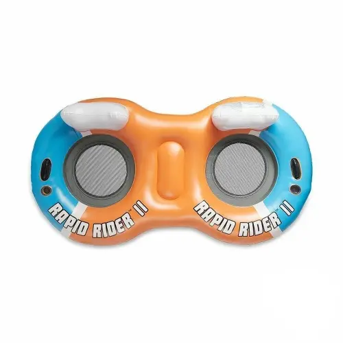 Double Round Rafting Float Inflatable River Tube, High Quality Double ...