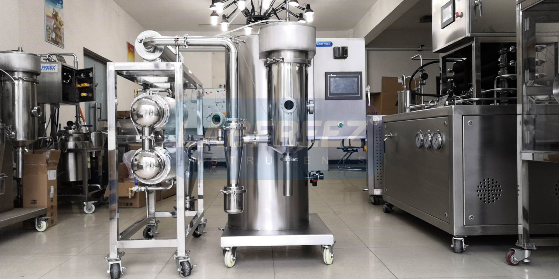 Inert Loop Spray Dryer With Nitrogen Circulation For Organic Solvents ...