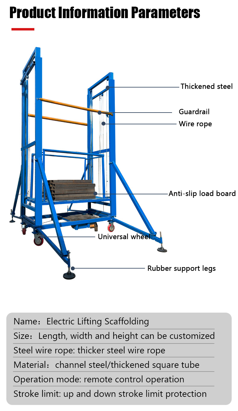 Electric Scaffold Platforms: Mobile, Lift, And Electrical Scaffolding ...
