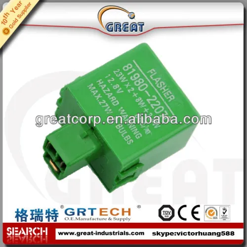 81980-22070 12v Electronic Flasher For Toyota, High Quality 81980-22070 ...