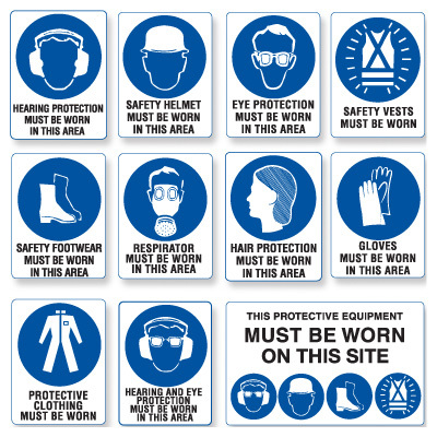 High Quality Safety Signs In Construction,pvc Board Mandatory Sign ...