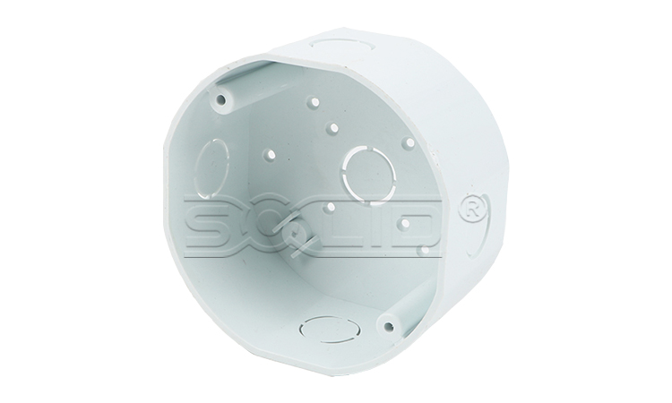 British Standard Pvc Octagonal Box Sockets Flush Wall Mount Bottom Box ...