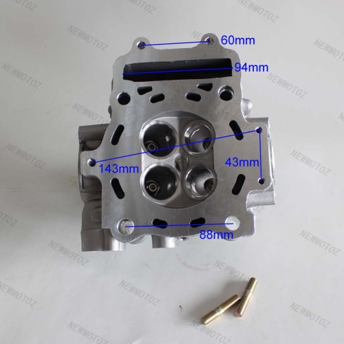 Cfmoto Cf188 500cc Atv Utv Cylinder Head & Cover & Stud M8 X 42, High ...