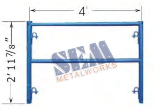 Shoring Frames Scaffolding With 60mm*3.5mm , Carbon Steel, High Quality ...