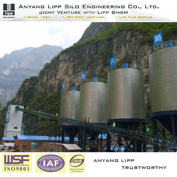 Cement Silo for Batching Plant 1500T Steel Silo China Manufacturers ...