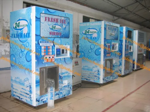 Auto Ice Vending Machines & Ice Service Station With Ce Certificate ...