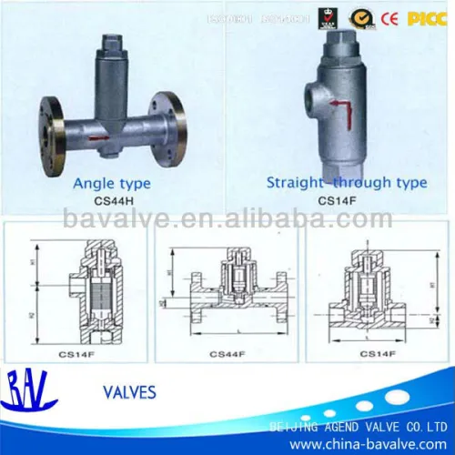 Ss/cast Steel /liquid Expansion /bellows Type Steam Trap, High Quality ...