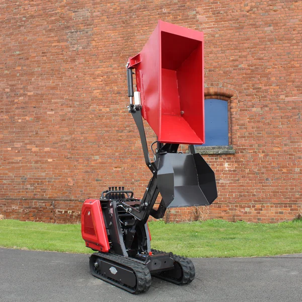 Rhinoceros 800kg Mini Dumper Truck Crawler Trolley With Hydraulic ...