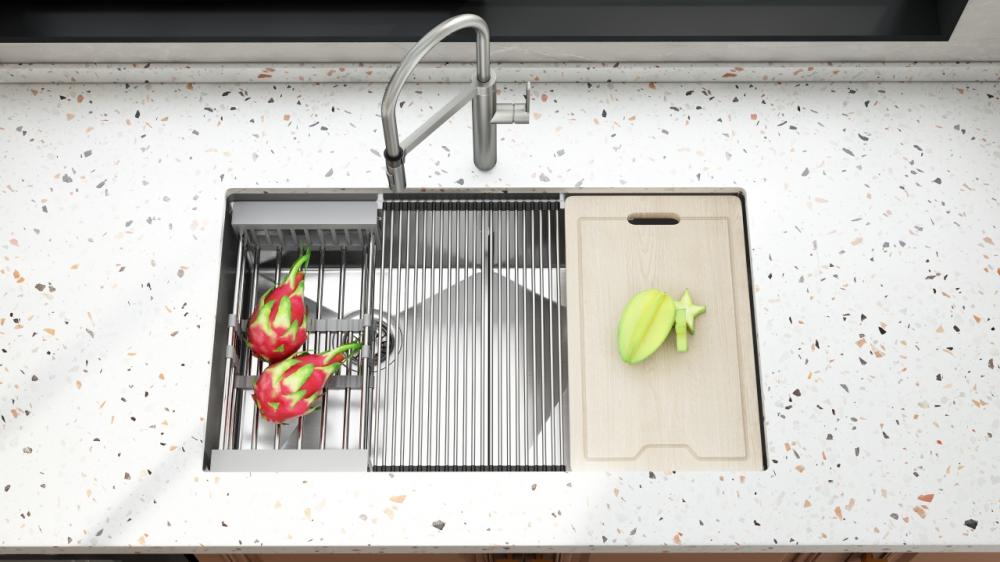 Modern Design 304 Kitchen Sink Low Divided Sink, High Quality Modern ...