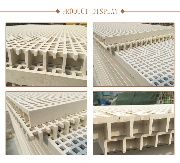 Flat Surface Fiberglass Plastic Grating Sheet, High Quality Flat ...