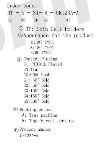 Cr123a 리튬 배터리 용 Smt 배터리 홀더, Bossgoo.com의 고품질 Cr123a 리튬 배터리 용 Smt 배터리 홀더
