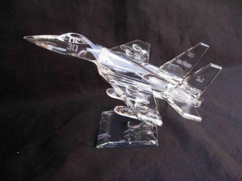 Crystal Glass Airplane Model, High Quality Crystal Glass Airplane Model ...