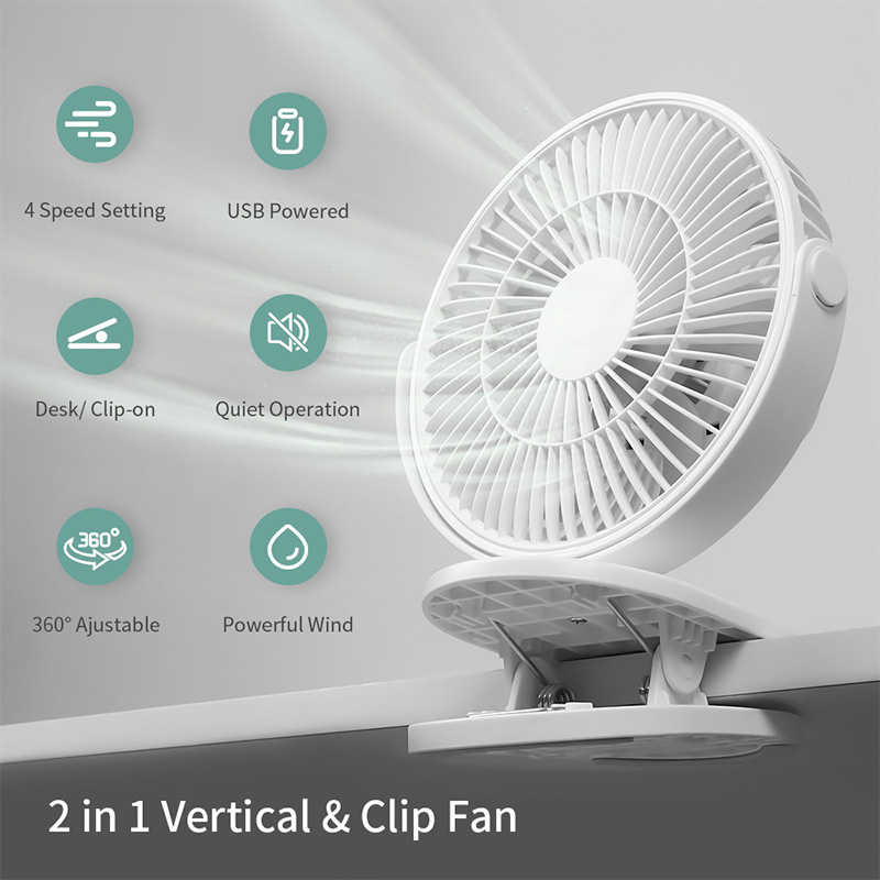 360 Degree Adjustable Rechargeable Usb Fan, High Quality 360 Degree ...