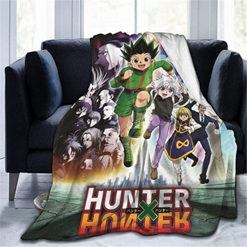 Anime Hunter X Hunter Killua Zoldyck Comic Print Blanket Soft Fleece ...