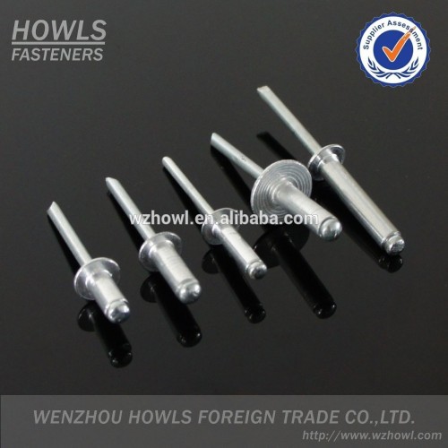 Din7337 Dome Head Aluminum Blind Rivet 4.8*24, High Quality Din7337 ...