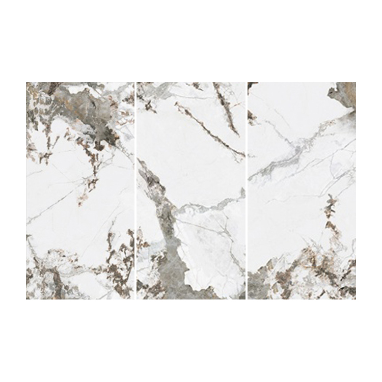 Pandora White Sintered Stone Wall Cladding Porcelain Slab For Living ...