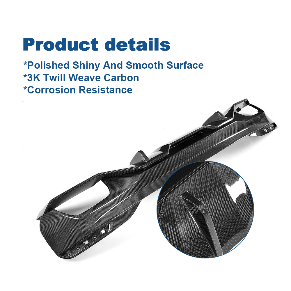 Mp Style Carbon Fiber Rear Diffuser For Bmw G30 G38 540i M-sport 4door ...