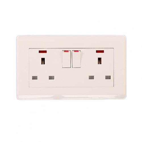 13a 2 Gang Wall Switch Socket, High Quality 13a 2 Gang Wall Switch ...