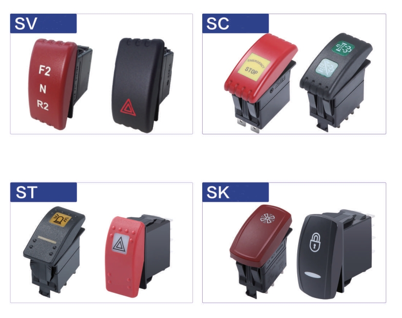 IP67 DC Rocker Switch