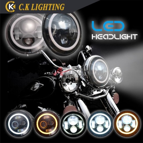 7" 40watt Harley 7 Inch Led Headlight, High Quality 7" 40watt Harley 7 ...