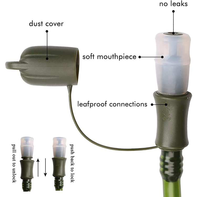 Bpa-free Eva Leak-proof Hydration Pack Bladder For Camping, High ...