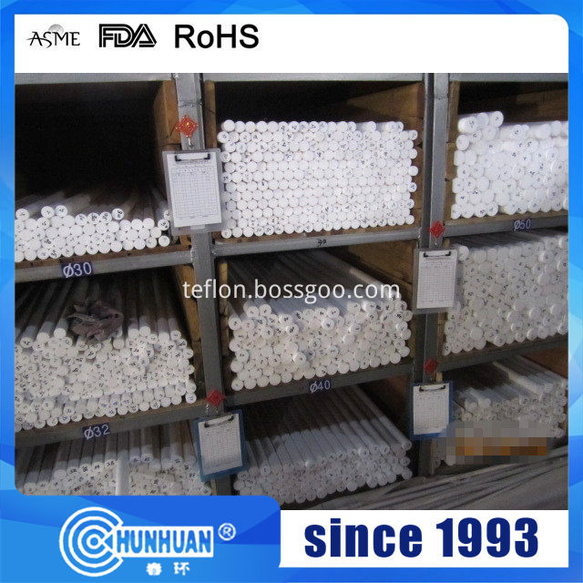 Chunhuan Virgin/pure Teflon Rod Ptfe Bars, High Quality Chunhuan Virgin ...