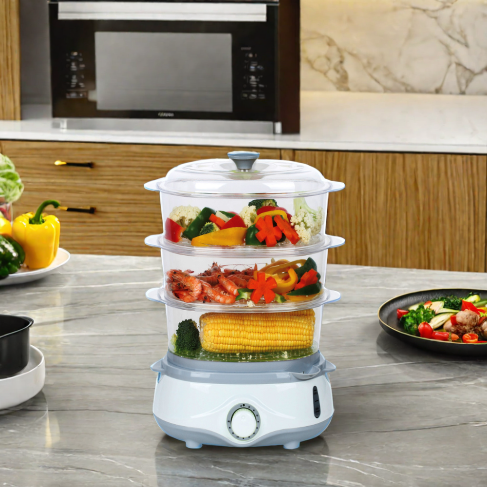 Electric Compact Mini Food Vegetable Steamer: Your Convenient Kitchen ...