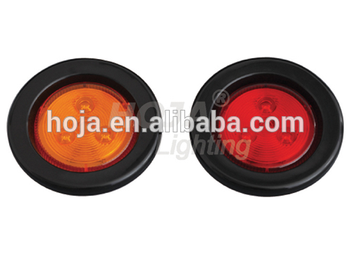 2 Inch Led Round Marker And Clearance Light Grommet Mount Led Marker ...