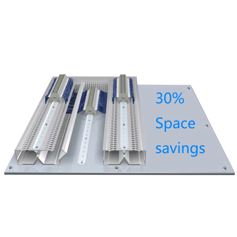Din Rail Wiring Duct Pvc Energy Storage Control Cabinet Cable Slot For ...