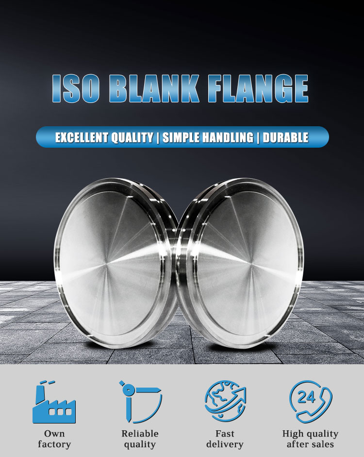 Iso Fixed Blank Flange - Ultra High Vacuum Stainless Steel 304 (1.4301 ...