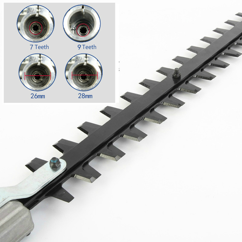 7/9 Teeth Pole Hedge Trimmer Bush Cutter Head Grass Trimmers For Garden ...