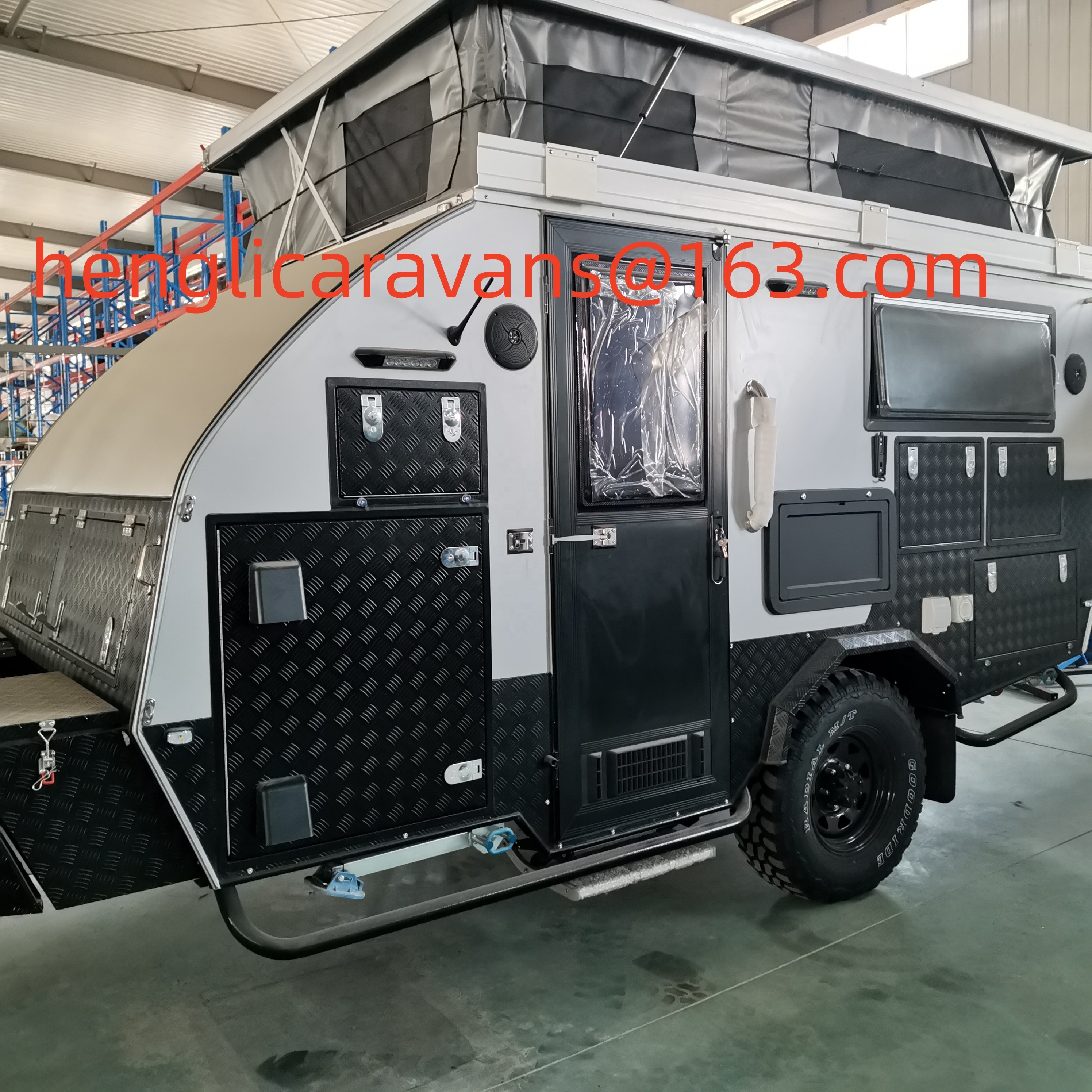 Compact Pop Top 12ft Hybrid Caravan Camper, High Quality Compact Pop ...
