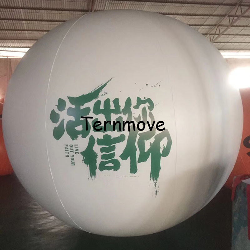 4m 3.5m Giant Inflatable Balloon Colorful Advertising Helium Balloons ...