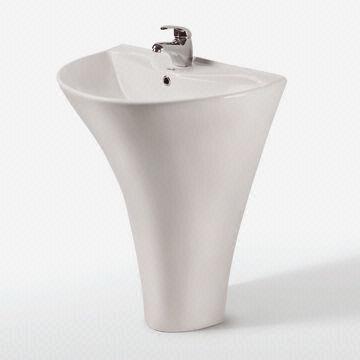 Pedestal Ceramic Wash Basin, Measuring 520 X 415 X 320mm, High Quality ...