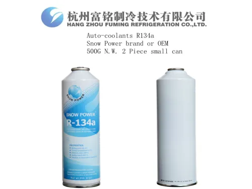 Auto Coolants R134a, 500g N. W. 2 Piece Small Cans, With Snow Power ...