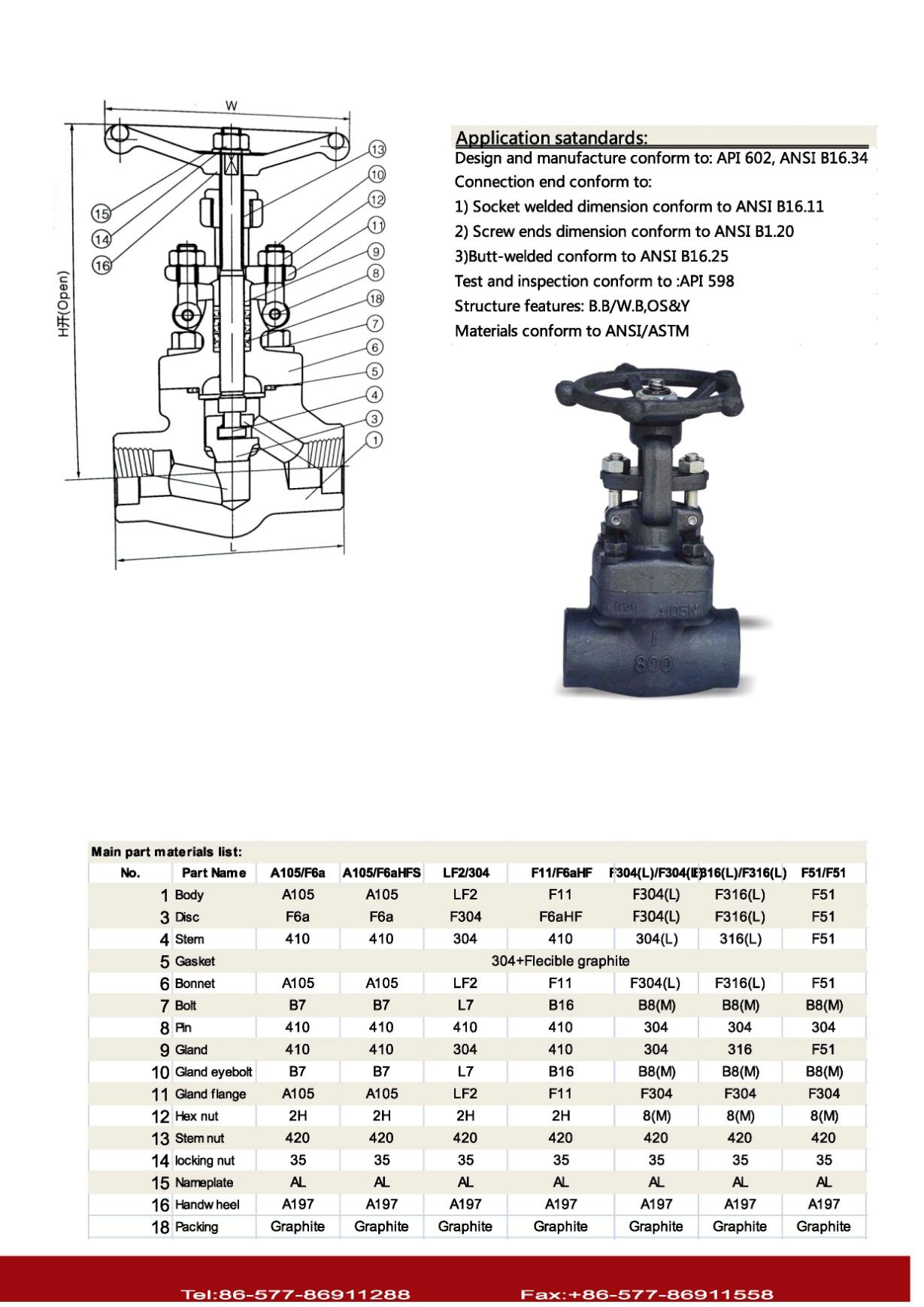 Api 602 소켓 용접 Fnpt 글로브 밸브, Bossgoo.com의 고품질 Api 602 소켓 용접 Fnpt 글로브 밸브