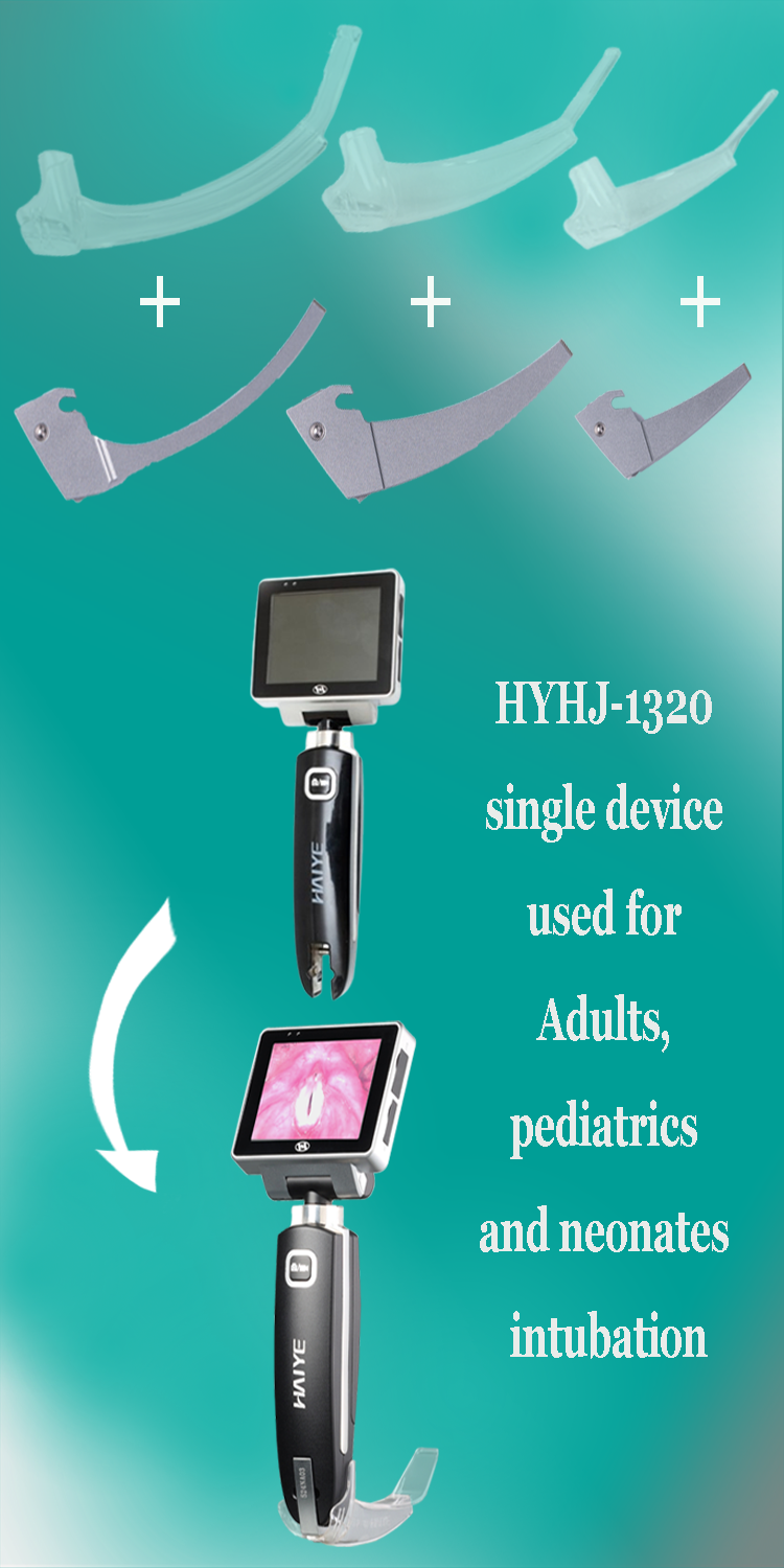 Ce Approved Anesthesia Disposable Video Laryngoscope With Electronic ...
