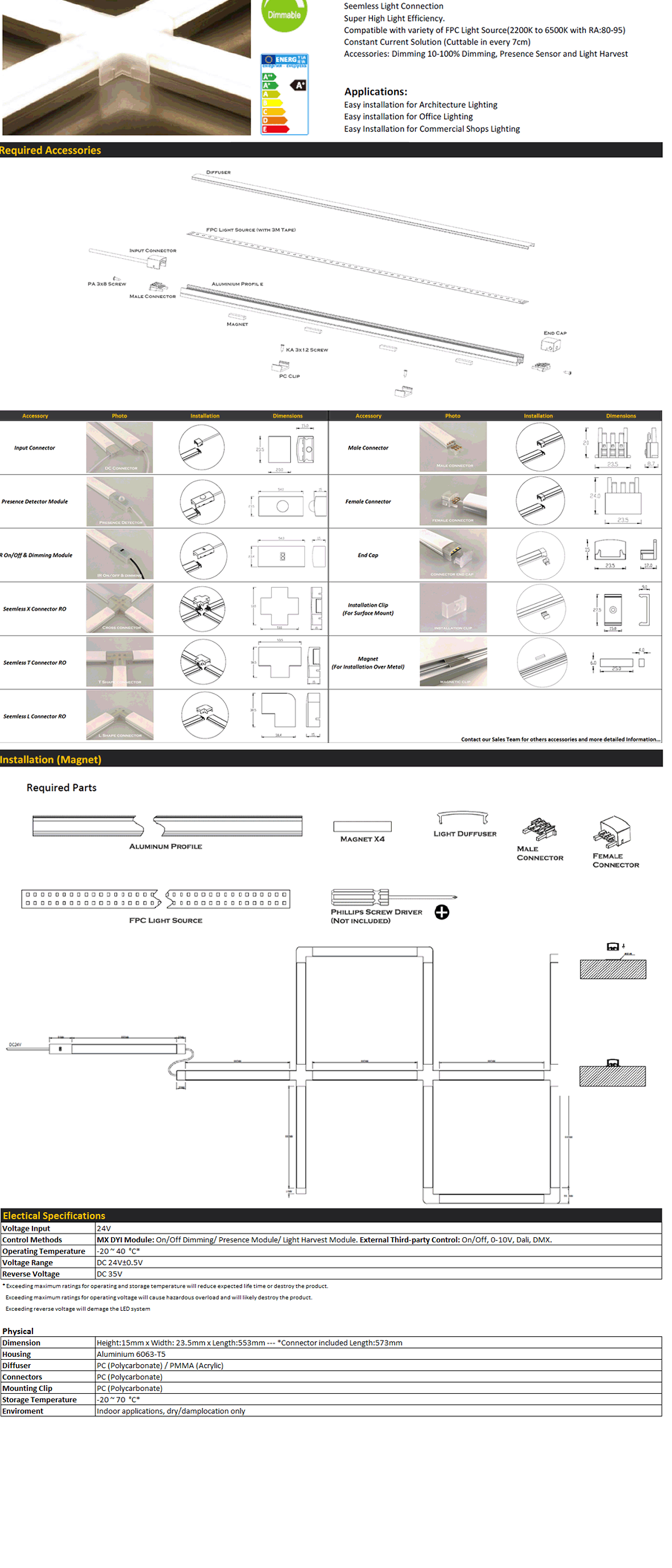 Diy Linear Lights 4ft 3ft 2ft, High Quality Diy Linear Lights 4ft 3ft ...