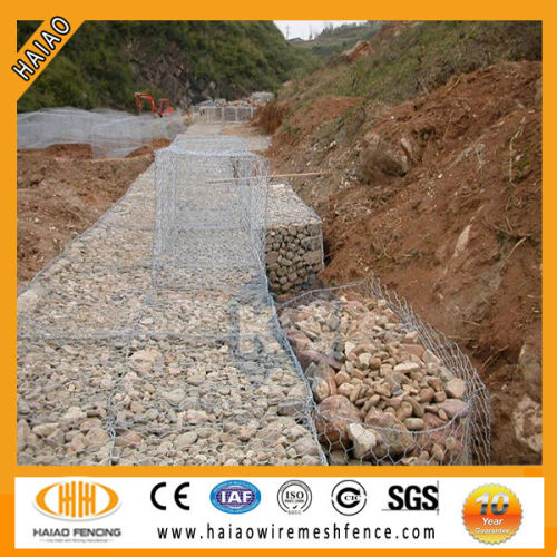 Coast Protection Gabion,hexagonal Gabion Box For Flood Control, High ...
